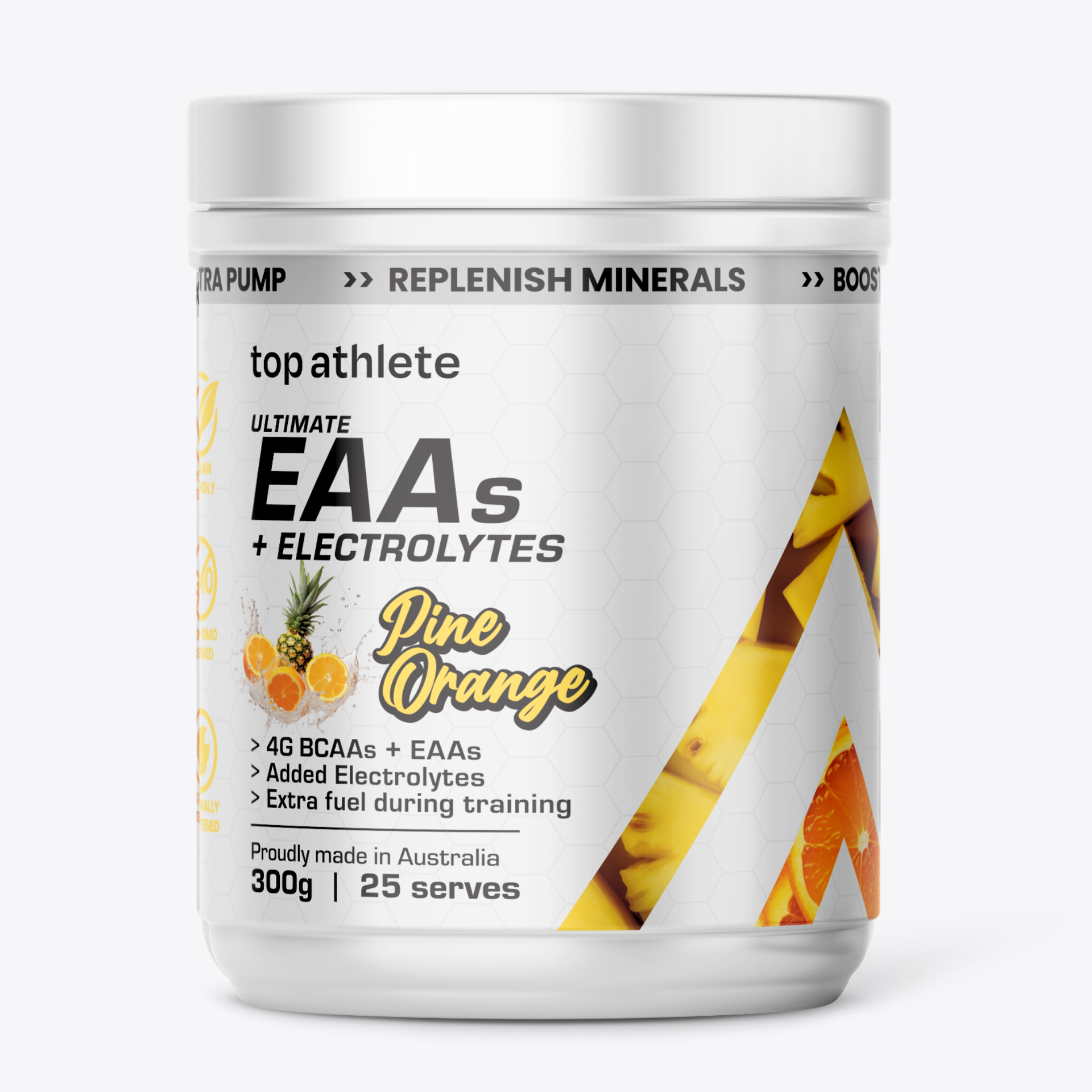 EAA+ Electrolytes Pine Orange - Hydration & Performance Boost | Top Athlete