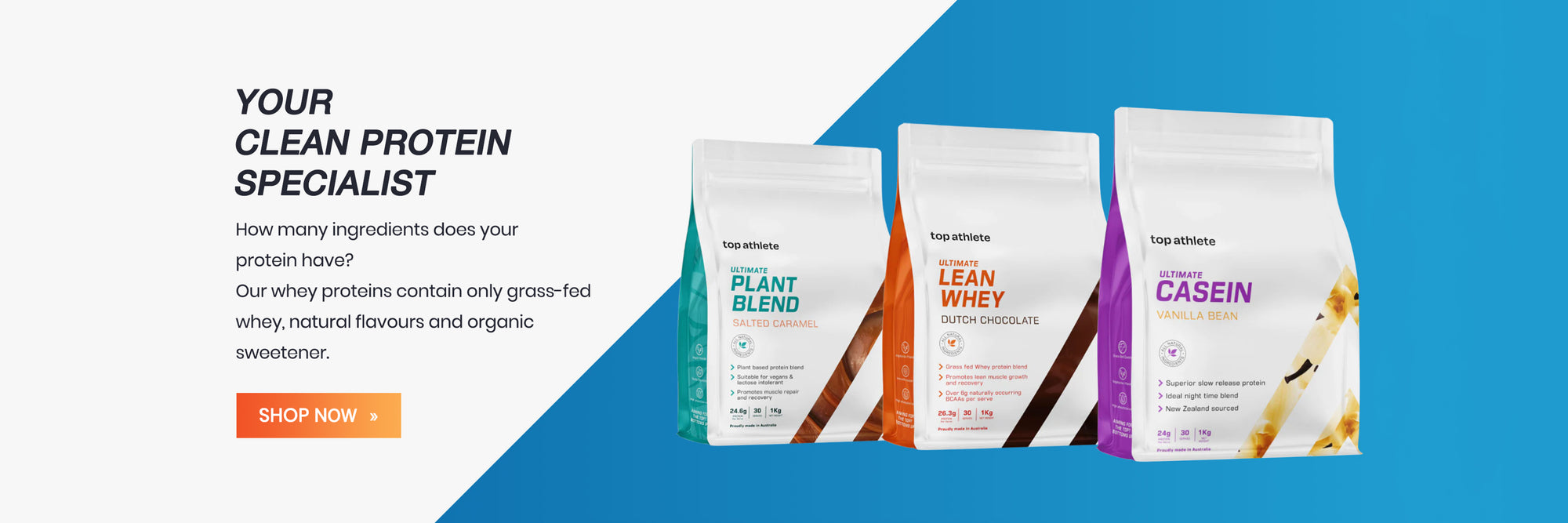 Top Athlete & Protein House | Supplement Store Melbourne