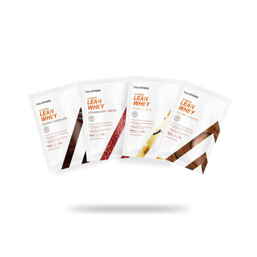 Lean Whey Protein - Sample Pack | Top Athlete Grass Fed Whey Australia