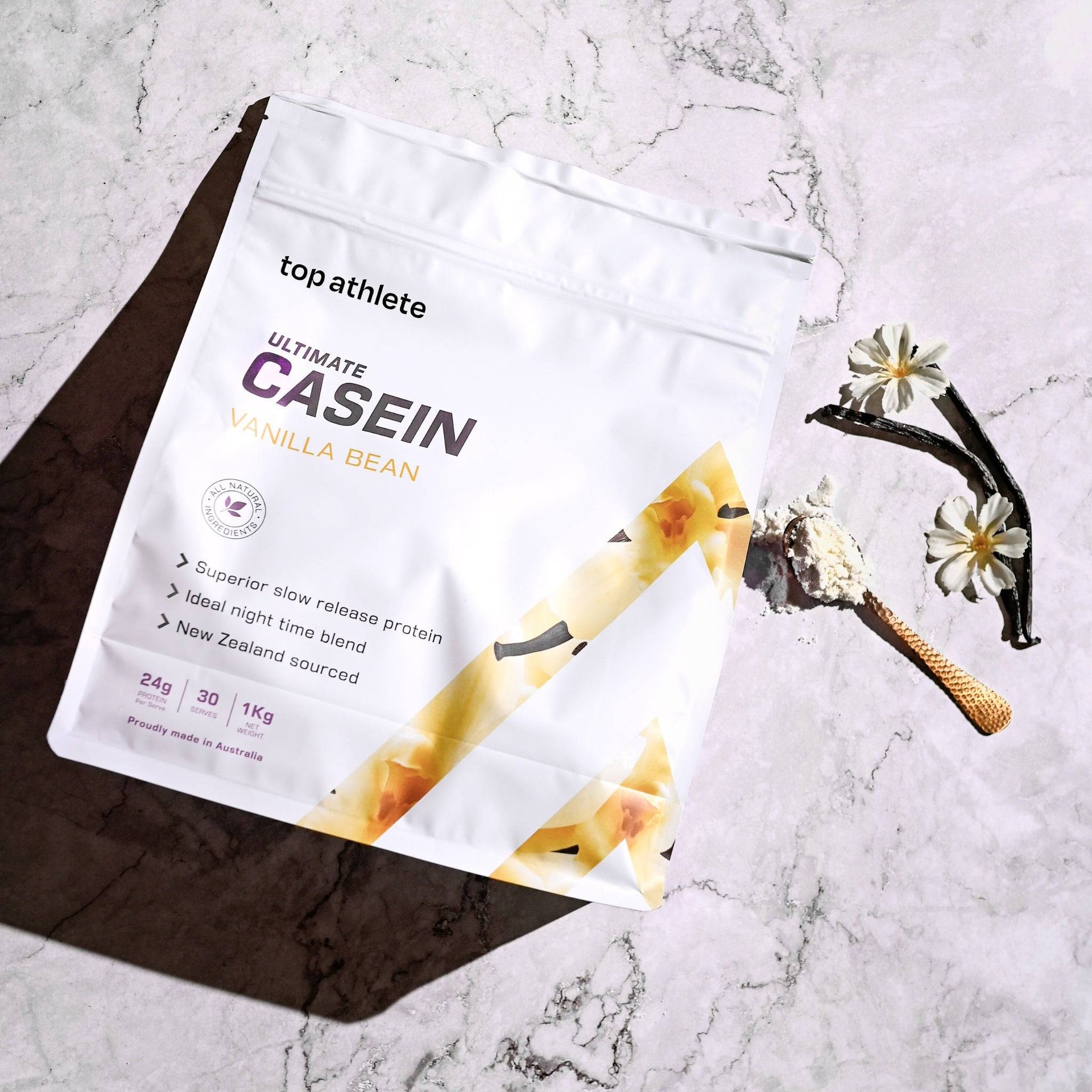 Ultimate Casein Vanilla Bean | Top Athlete